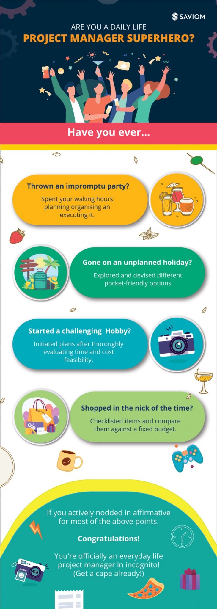 Infographic: Are you a daily life project manager superhero?