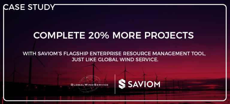 Global Wind Service completes 20% more projects with 10% fewer resources
