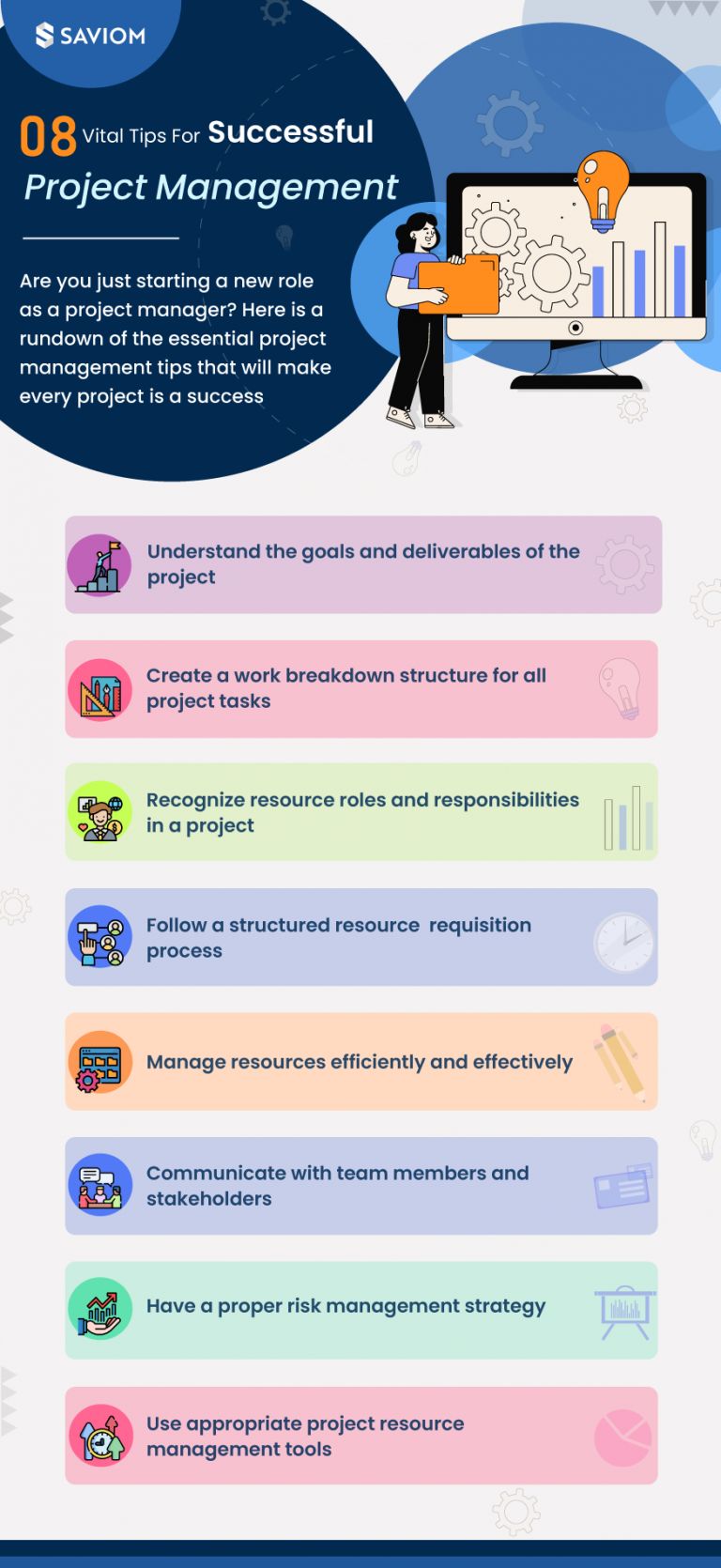 Infographic - Essential Project Management Tips for Beginners
